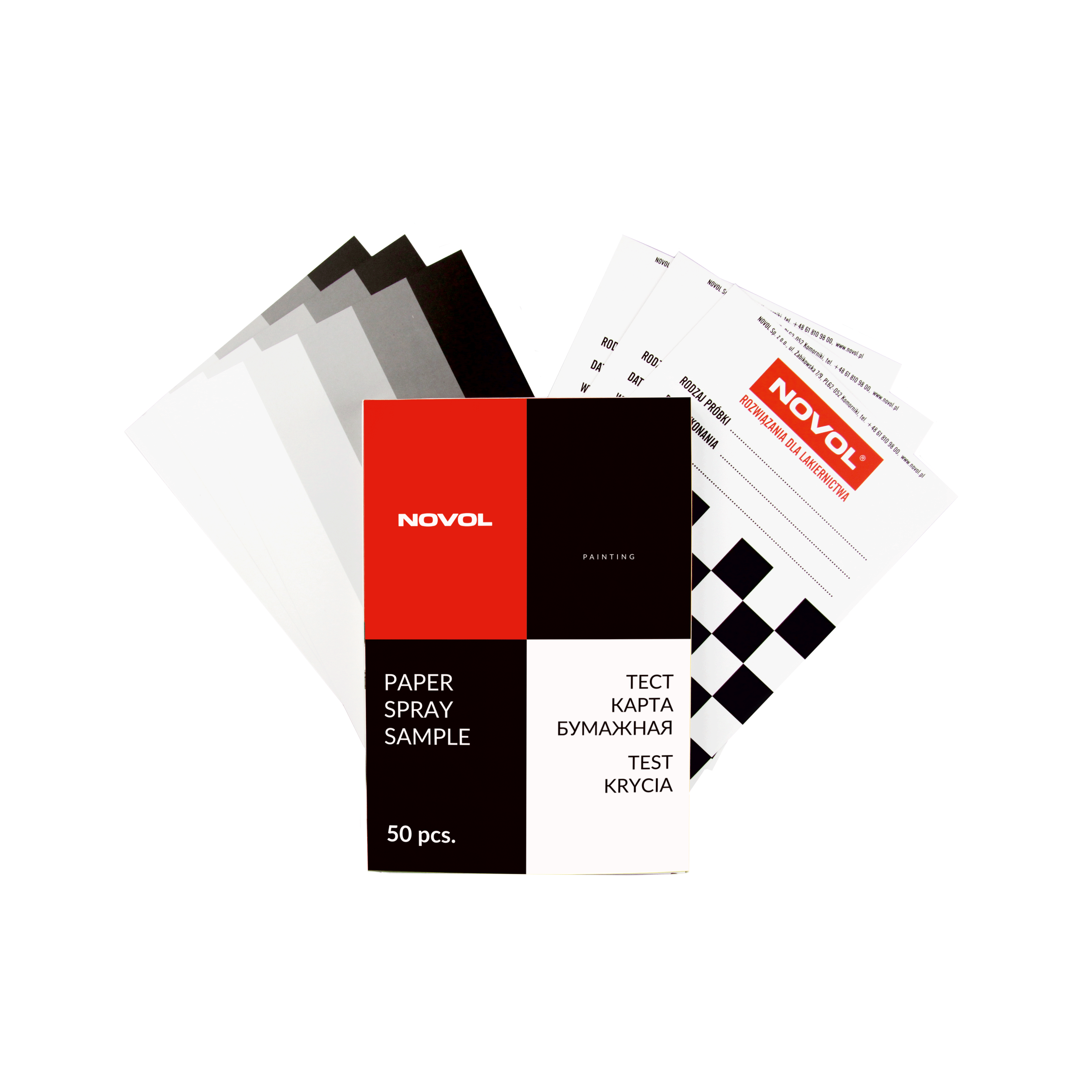 NOVOL NON-PAINT PAPER SPRAY SAMPLE